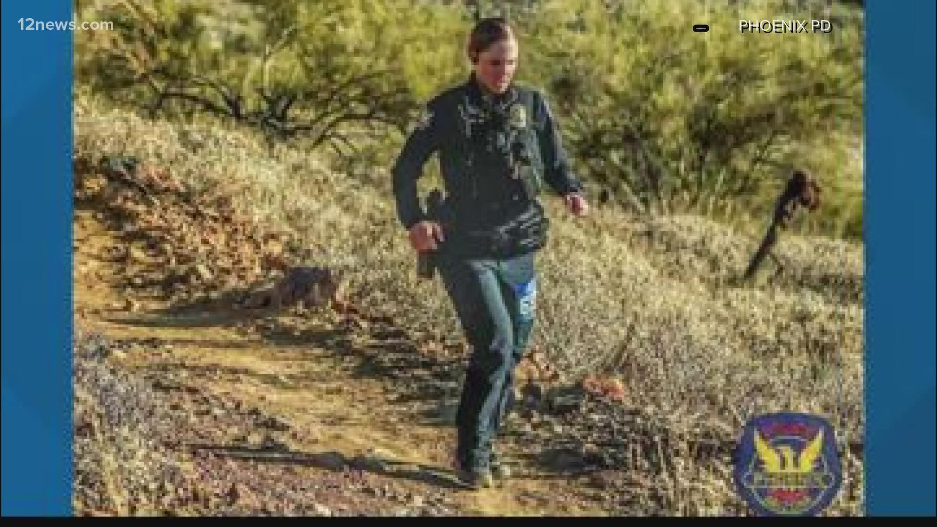 Phoenix police officer tributes officer Tyler Moldovan who was shot on ...