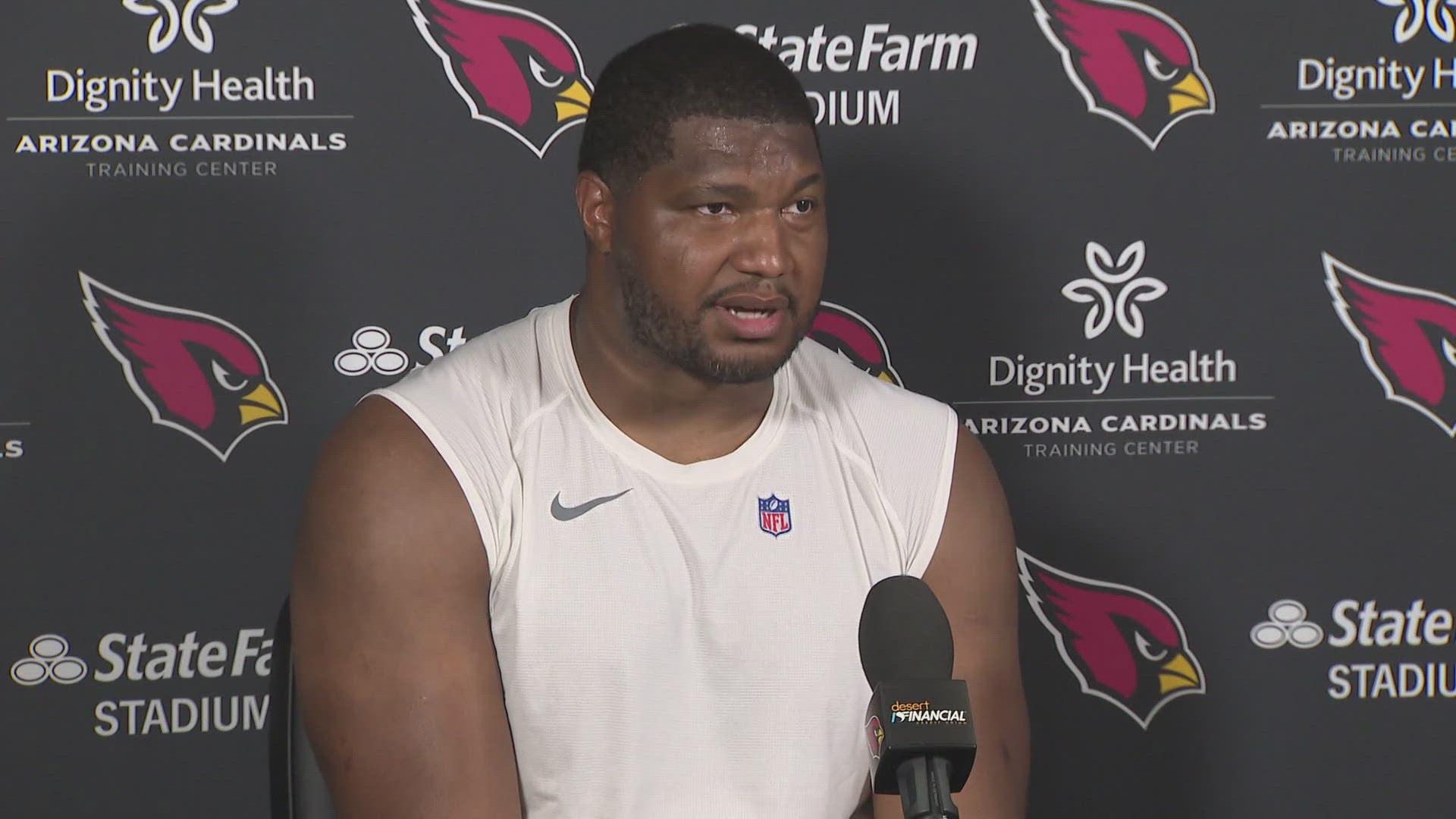 Calais Campbell focused on mentoring ahead of 18th season | 12news.com