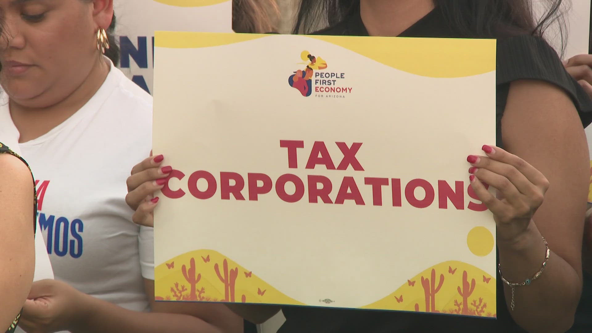 Protestors rally at Arizona Capitol against tax breaks for data centers ...