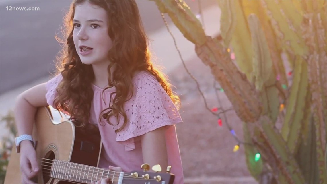 Gilbert teen celebrates 'Desert Christmas'' with new song | 12news.com