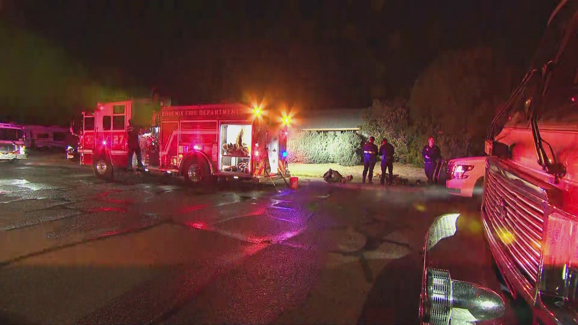 Woman pronounced dead after house fire in Phoenix | 12news.com