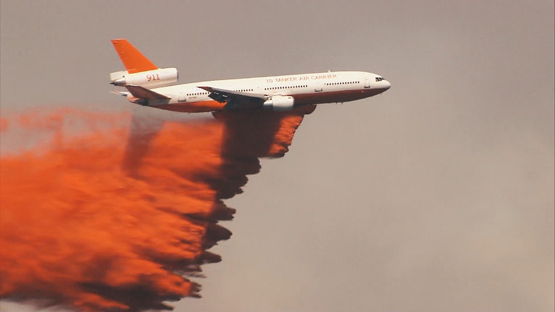 Cellar Fire: What's in that red stuff crews are dropping? | 12news.com