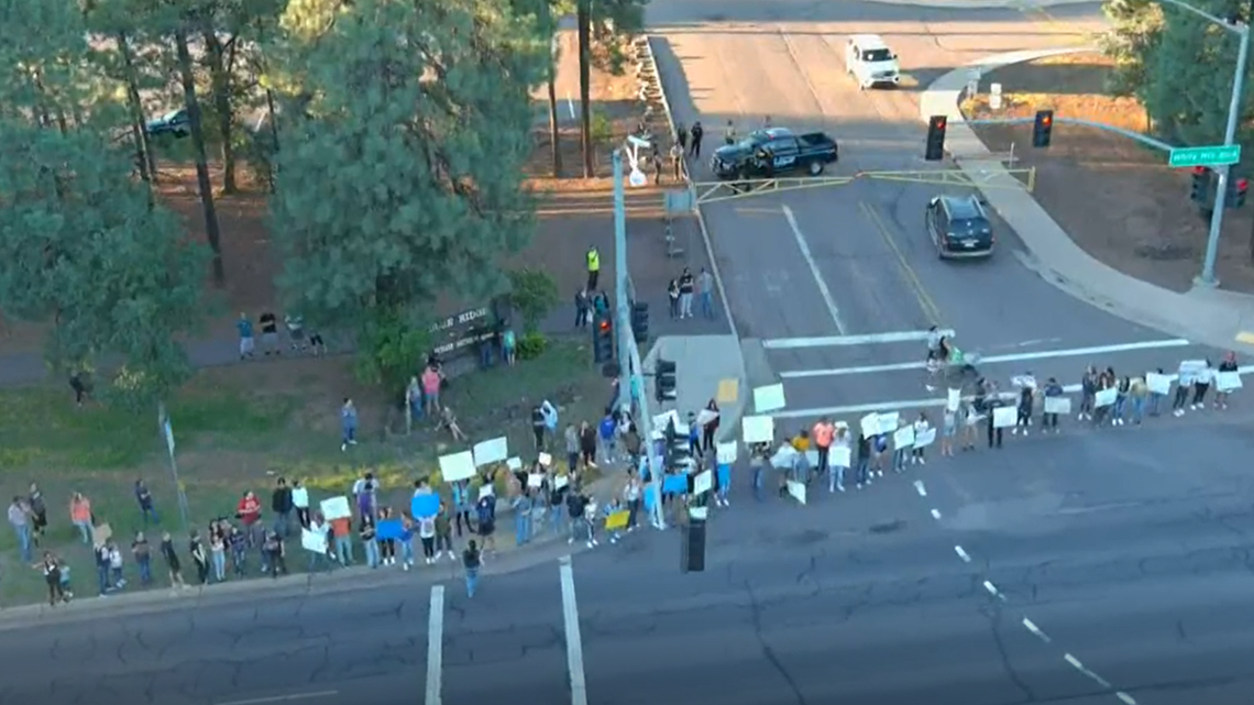 Protesters demand school action after student-involved beating | 12news.com