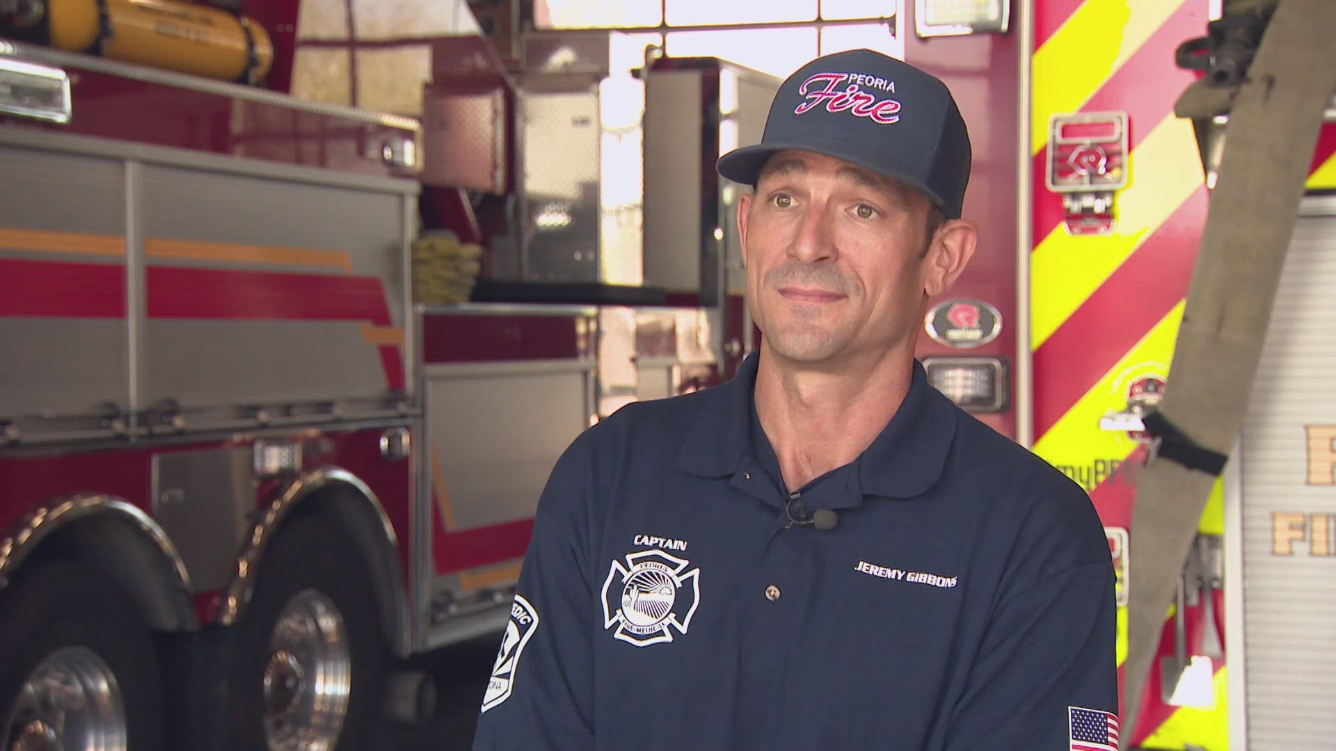 Peoria firefighter returns to work after undergoing surgery for brain ...