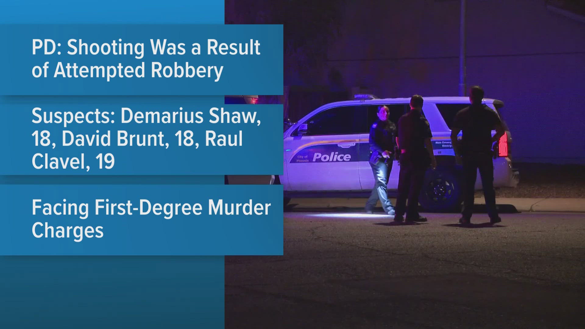 3 arrested in connection with shooting death of 17-year-old in Phoenix ...