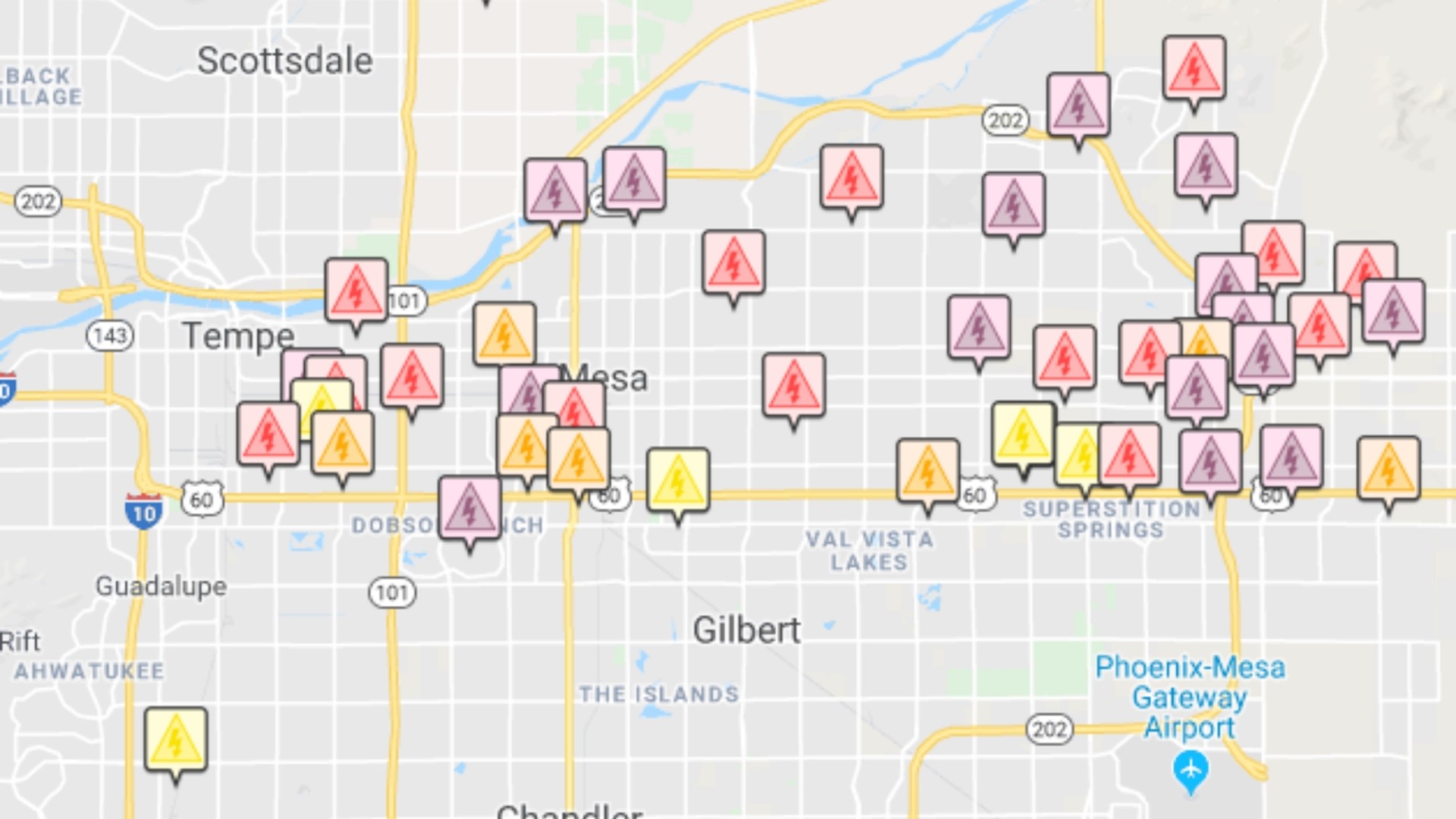 SRP: 'Electrical system disturbance' causes thousands of power outages ...