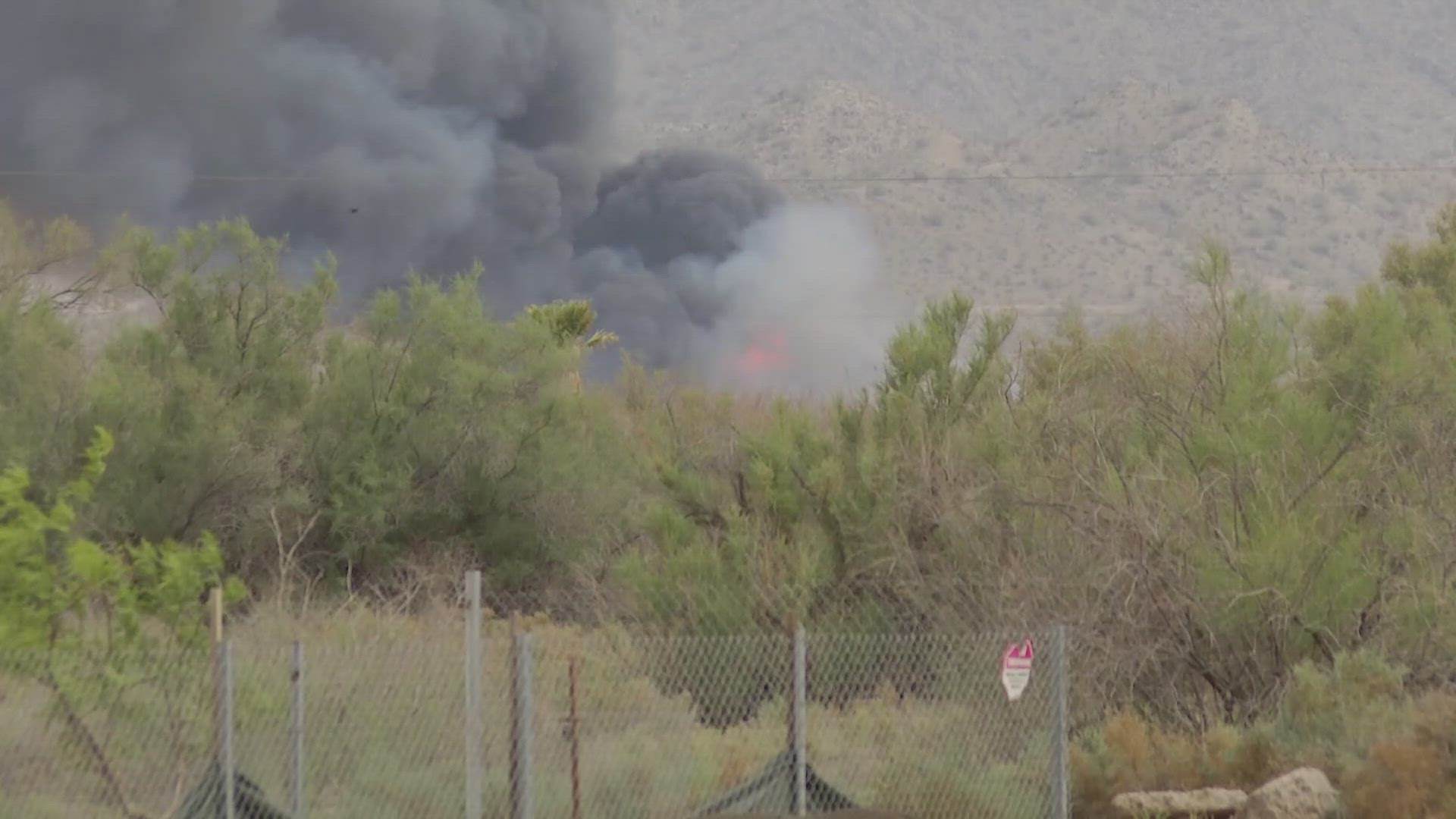 A fire started at a Surprise landfill. One week later, smoke is still ...