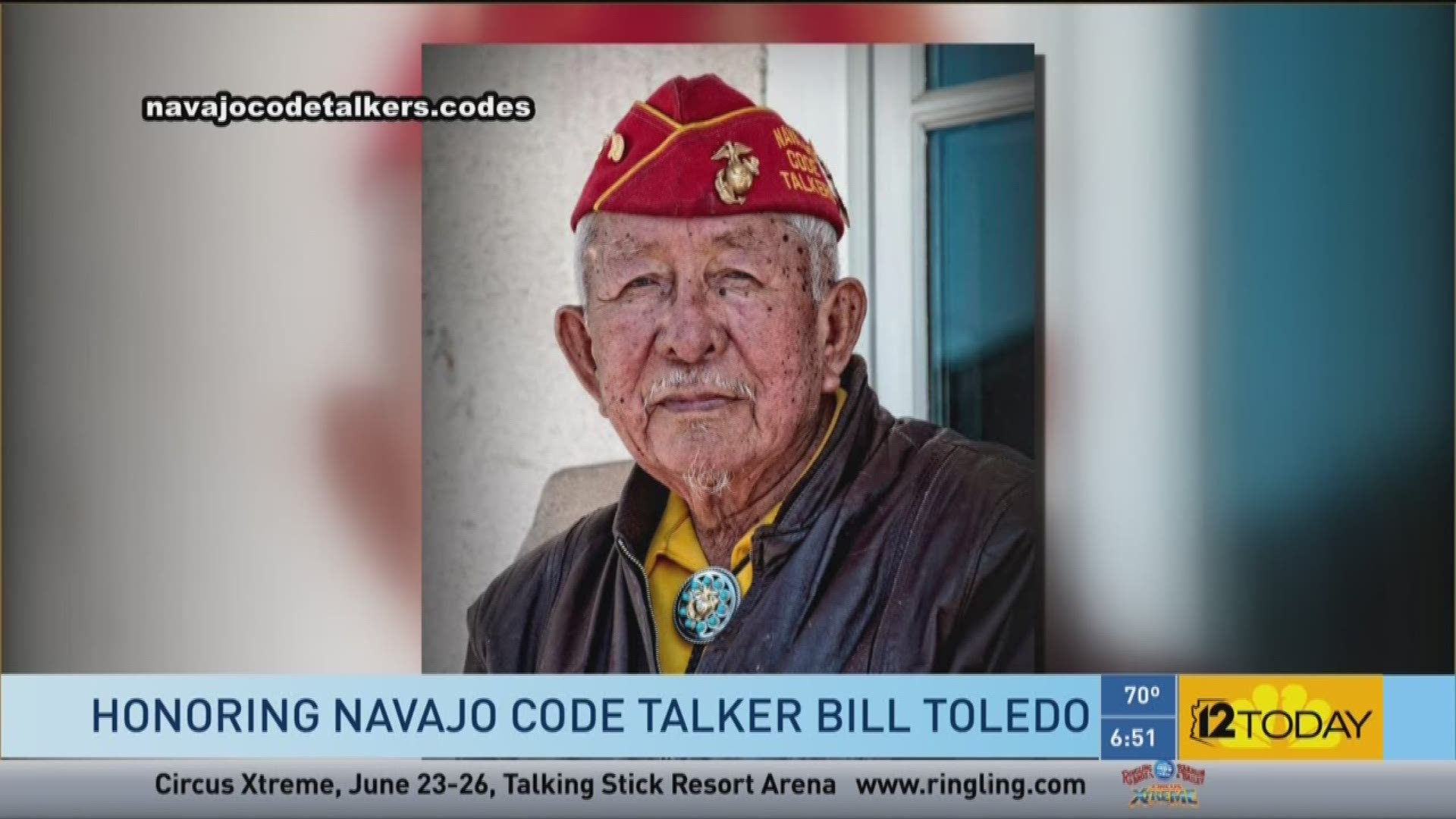 Flags lowered on Navajo Nation to honor Code Talker | 12news.com