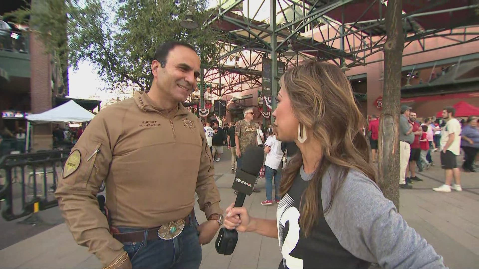 Maricopa County Sheriff Paul Penzone talks love for D-backs | 12news.com