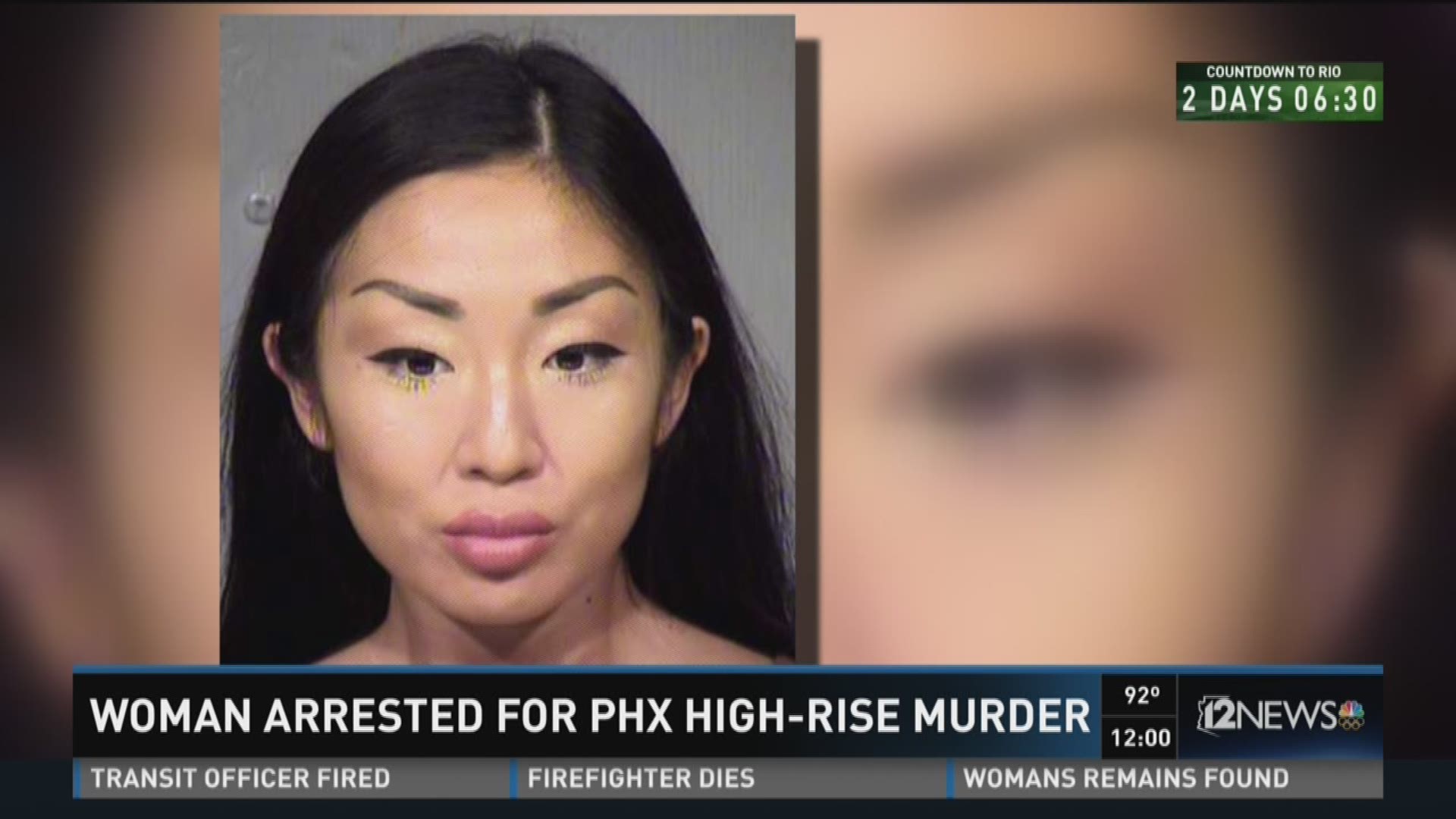 Woman arrested for May homicide at downtown Phoenix high-rise | 12news.com