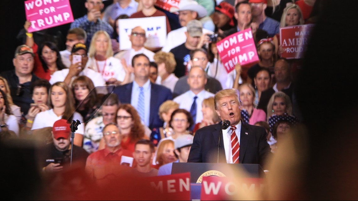 PHOTOS: Inside the Phoenix Trump rally | 12news.com