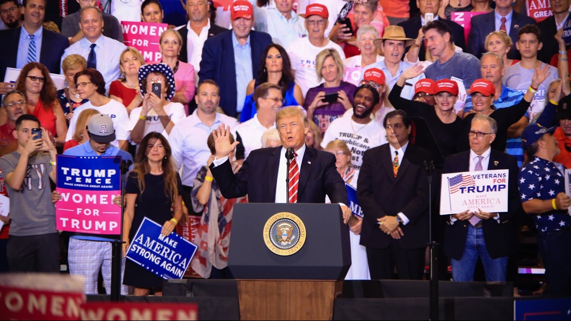 PHOTOS: Inside the Phoenix Trump rally | 12news.com