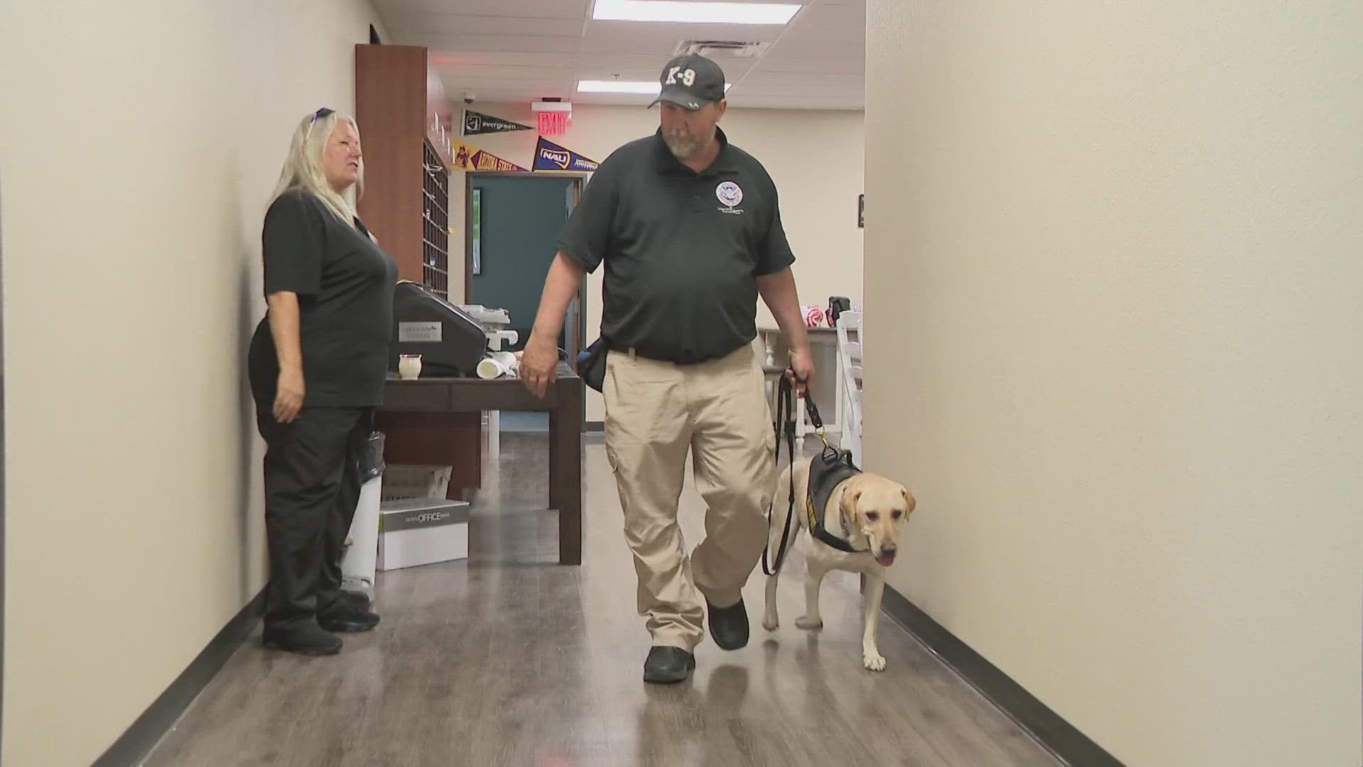 K-9 units gather to demonstrate safety protocol | 12news.com