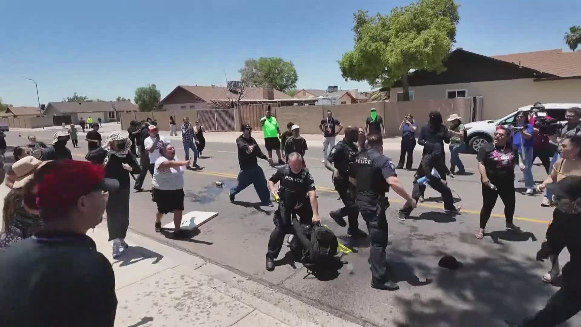 Peoria protest turns violent amid social media misinformation, mayor ...