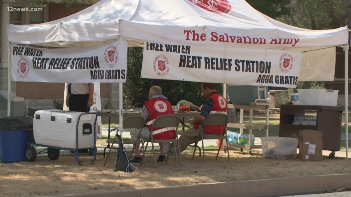Salvation Army activates Valley heat relief stations | 12news.com