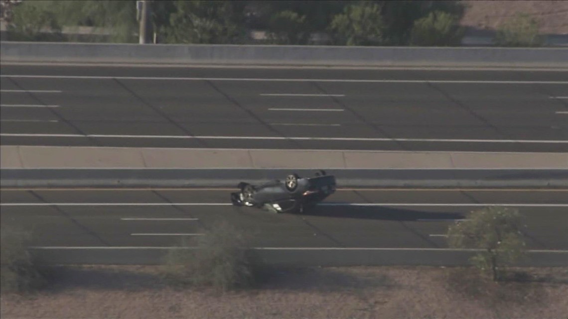 DPS: Young man drove 125 mph before flipping car on Loop 202 freeway ...