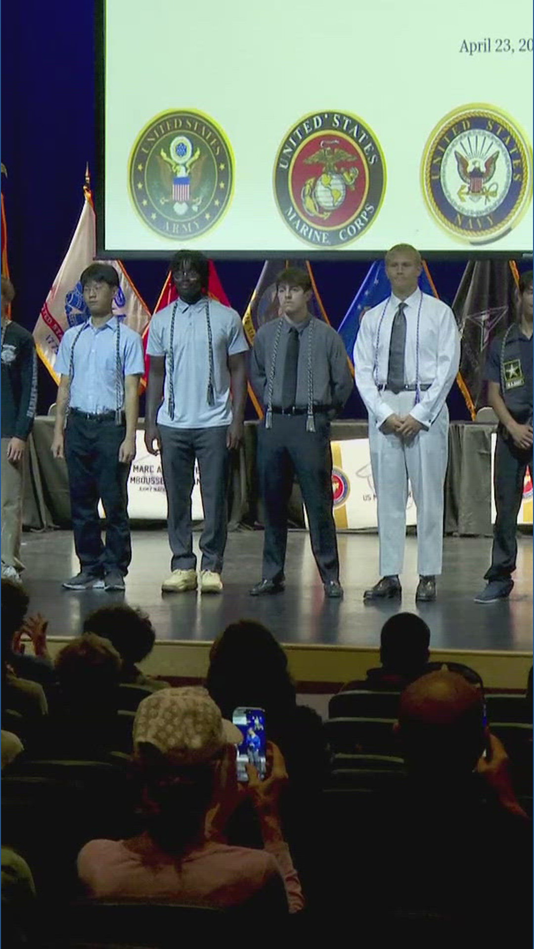 'A very good day': Perry High School seniors pledge military service ...