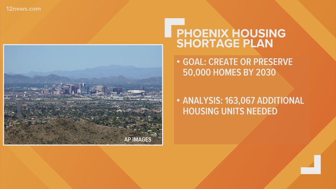 Phoenix city leaders release plan to build 50,000 housing units ...