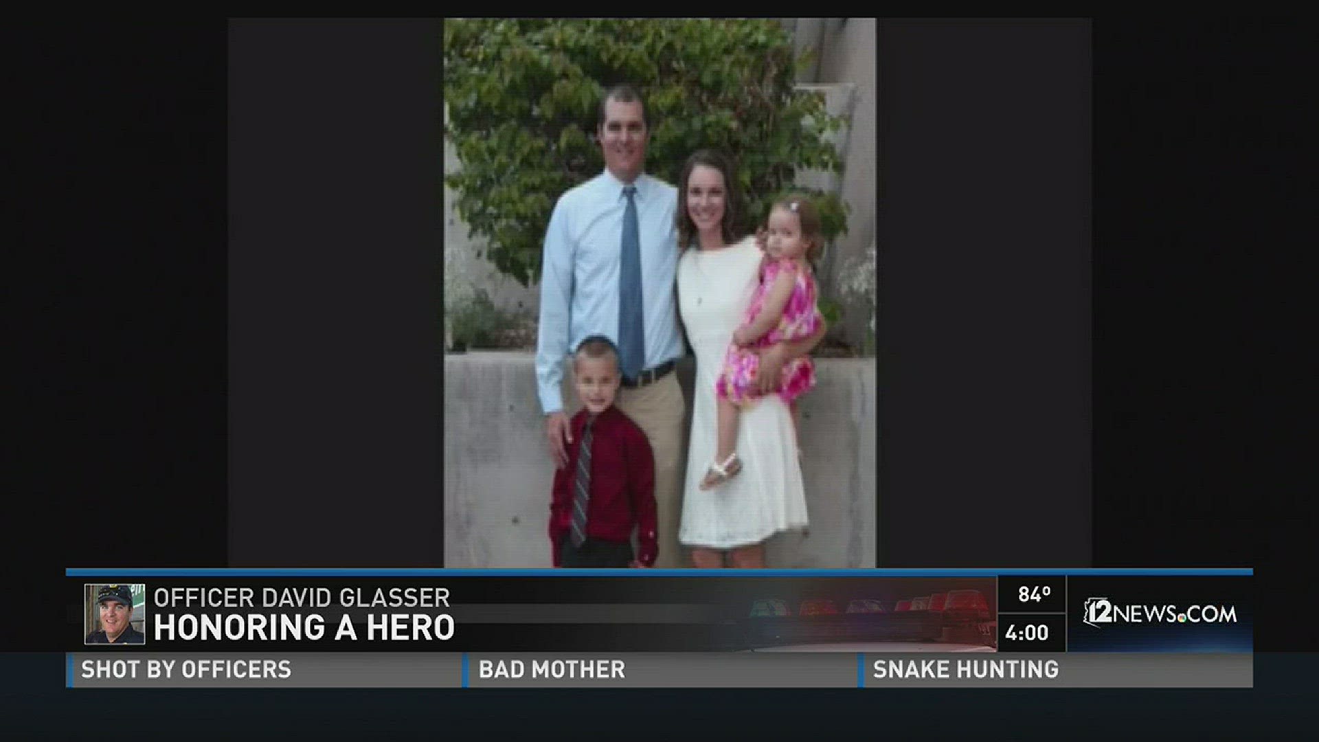 Thousands line streets to watch Officer Glasser's procession | 12news.com