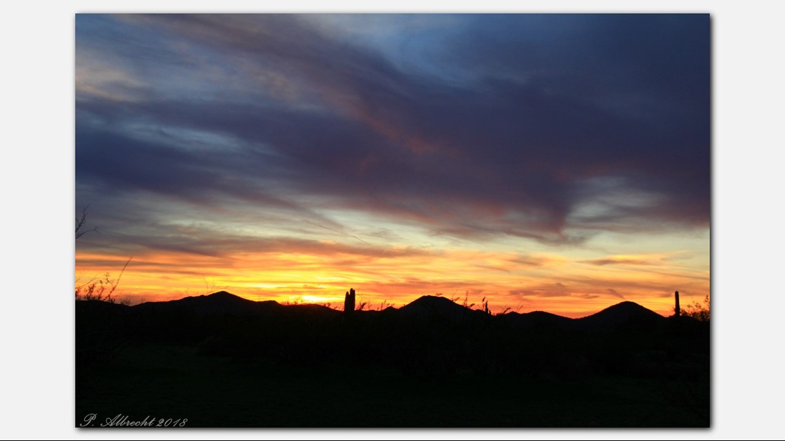 PHOTOS: An October sunset in Cave Creek | 12news.com