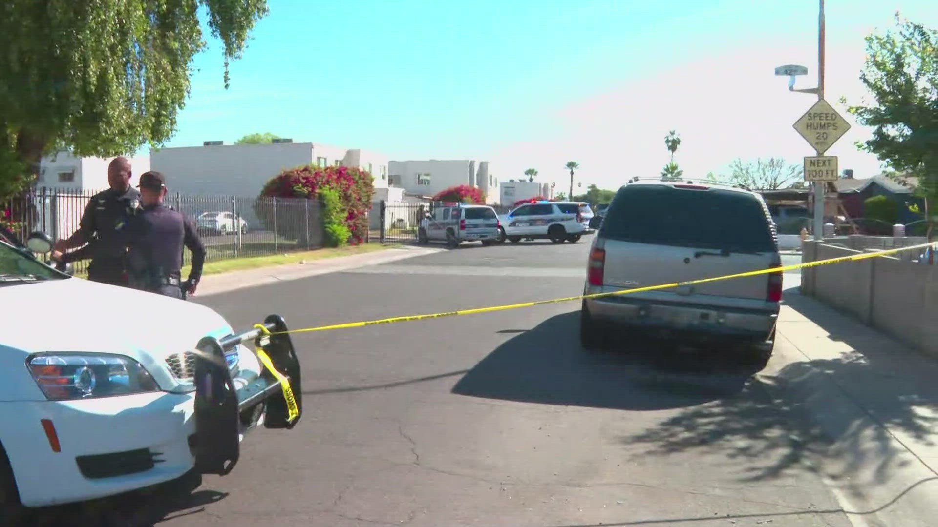 Phoenix officers rescue woman, child before fatally shooting man during ...