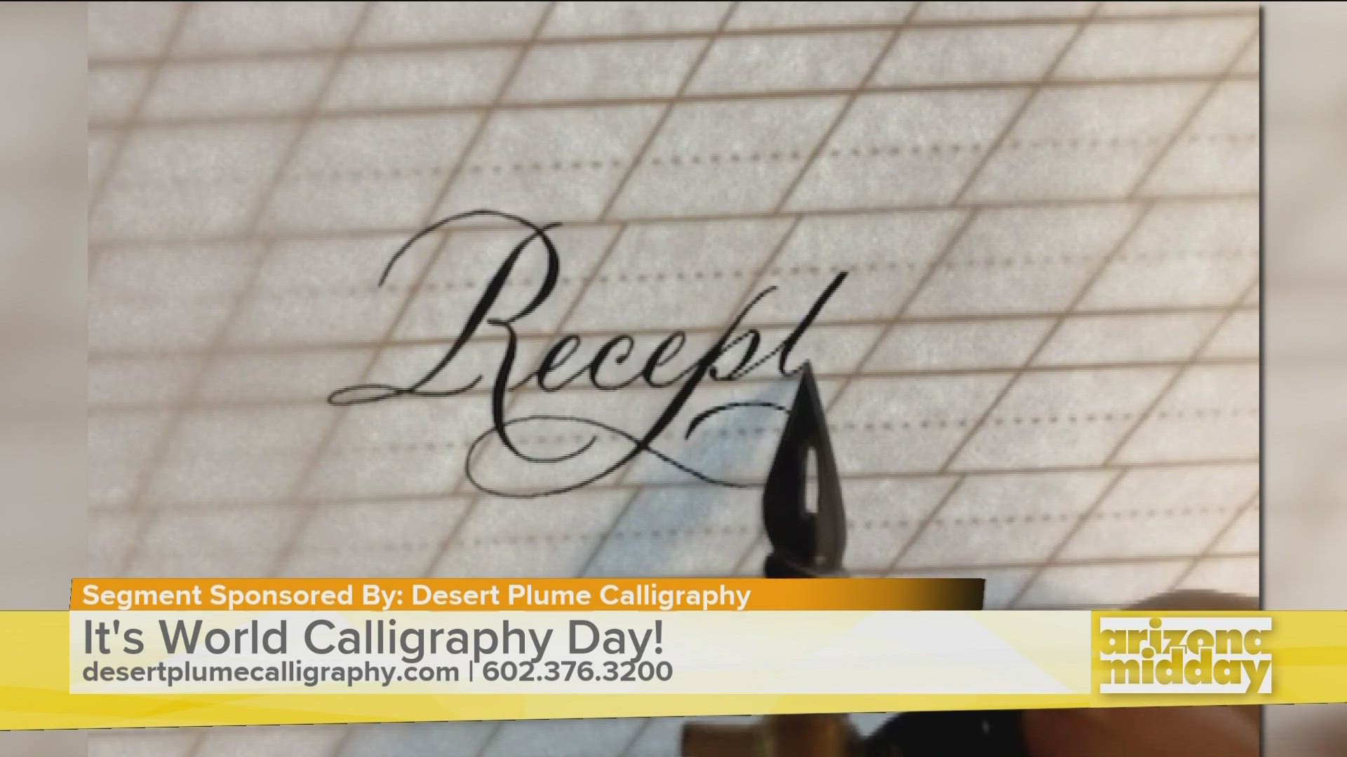 Celebrating the art of Calligraphy! | 12news.com