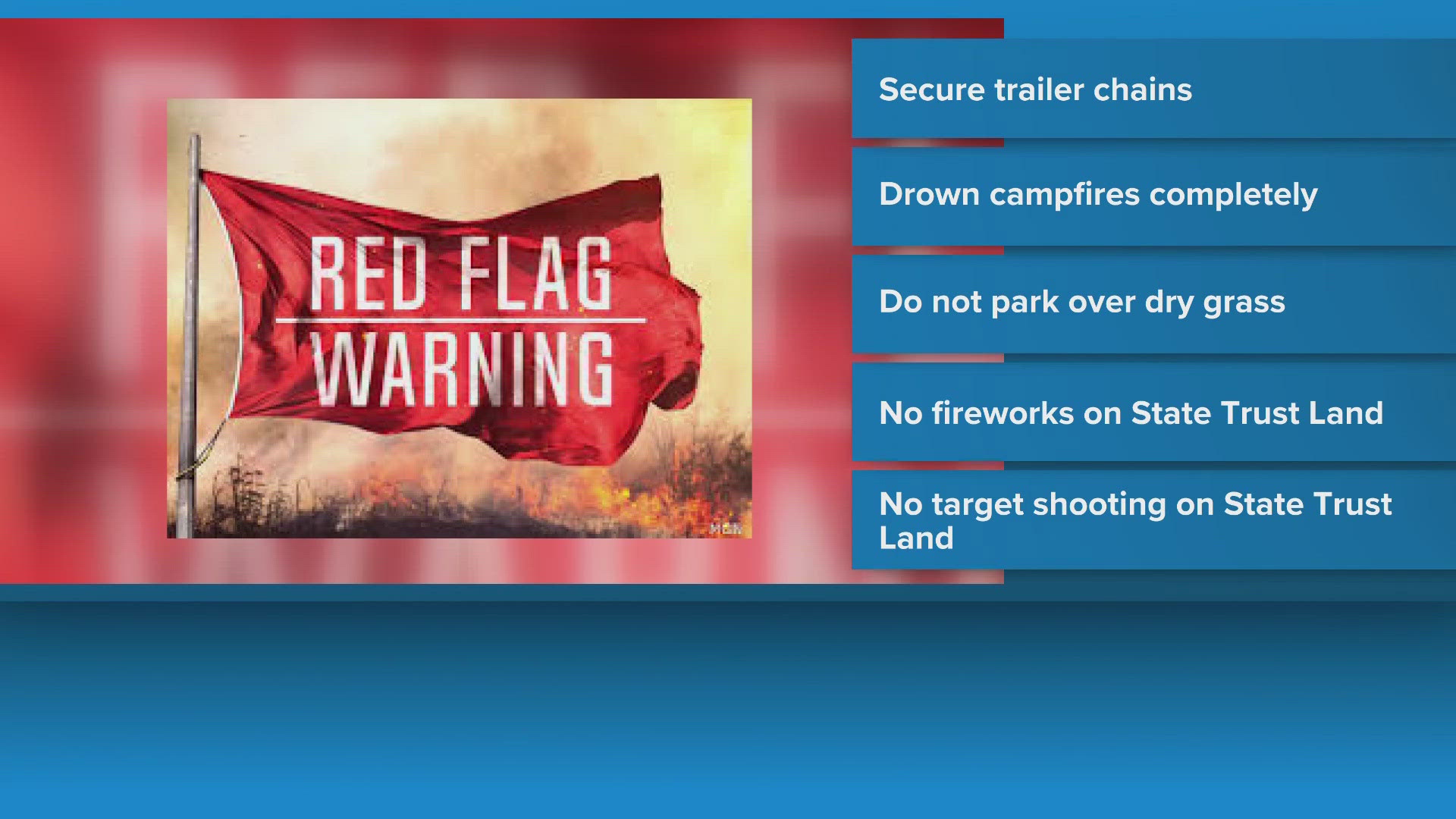 Weather conditions bring increased fire danger across Arizona. Here's ...
