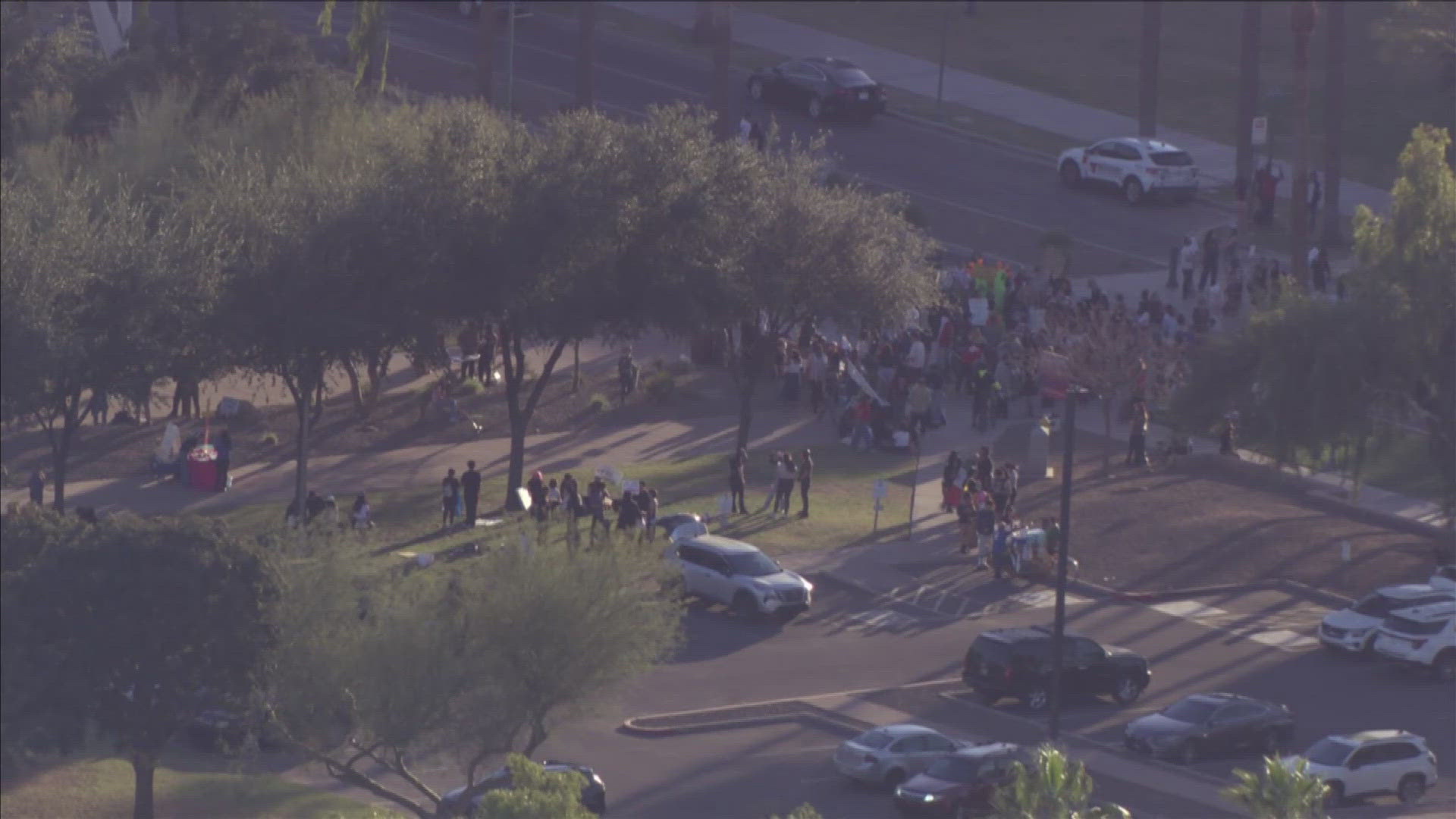 Several protests happen across the Valley as some Arizona schools shut ...