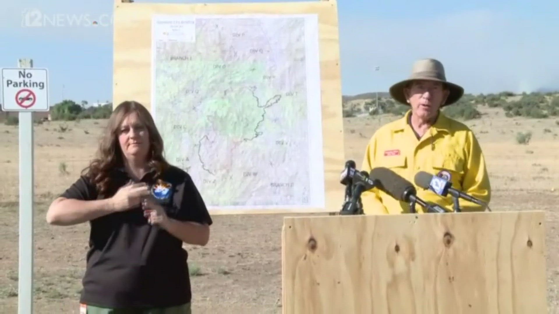 Map of the Goodwin Fire: the fire's path near Mayer, Arizona | 12news.com