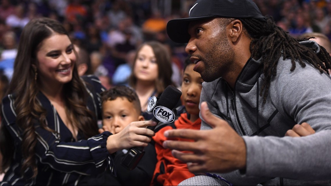 Larry Fitzgerald hilariously caught his son picking his nose during ...