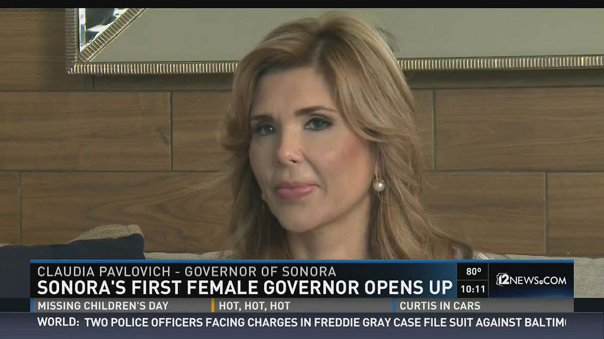 1st female governor of Sonora breaking barriers | 12news.com