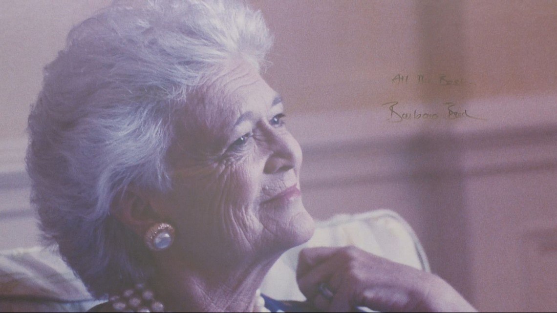 Barbara Bush Elementary School saddened by loss of namesake | 12news.com