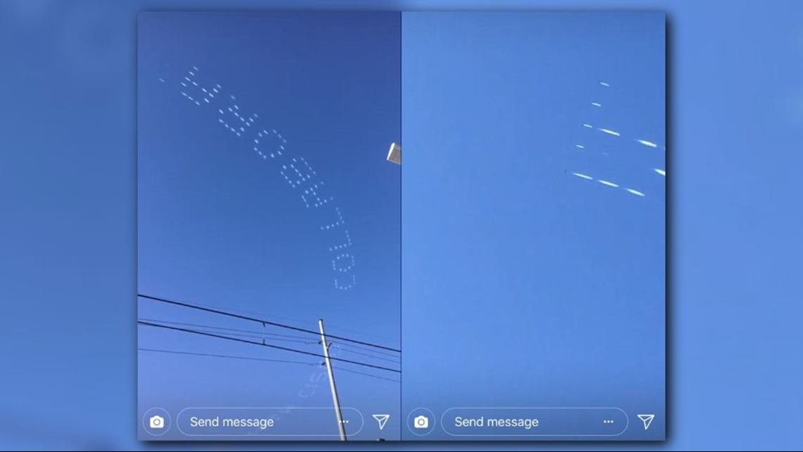 Sky writing in Phoenix 'Cisco #CollabSummit' confuses | 12news.com