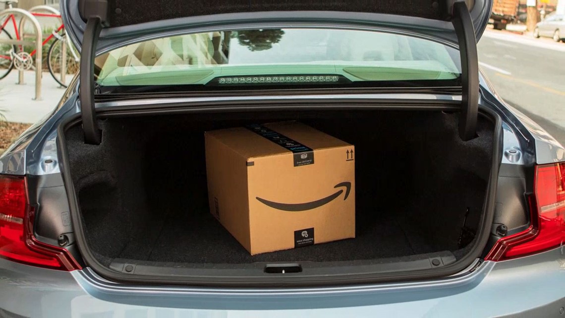 Amazon is now delivering packages to the trunk of your car | 12news.com