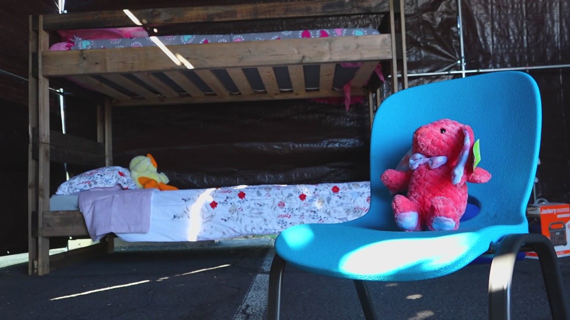 Church opens parking lot shelter for homeless women and children ...