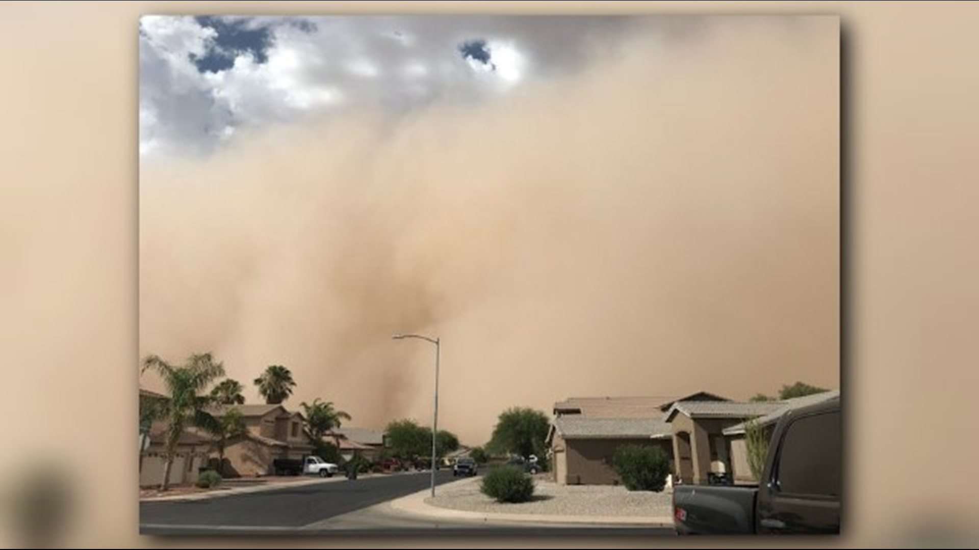 Here's what it looks like inside an Arizona dust storm | 12news.com