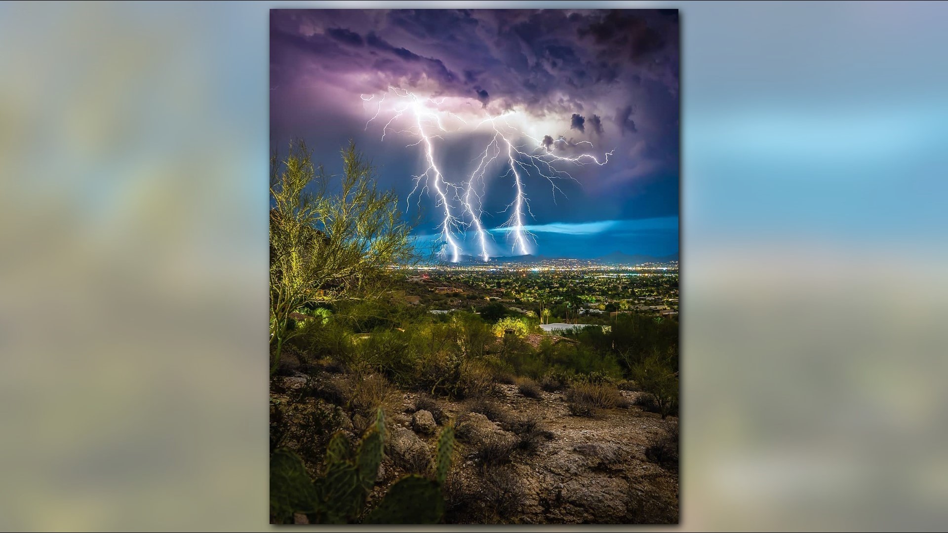 Monday's monsoon storm produced 35,000 lightning flashes across Arizona ...