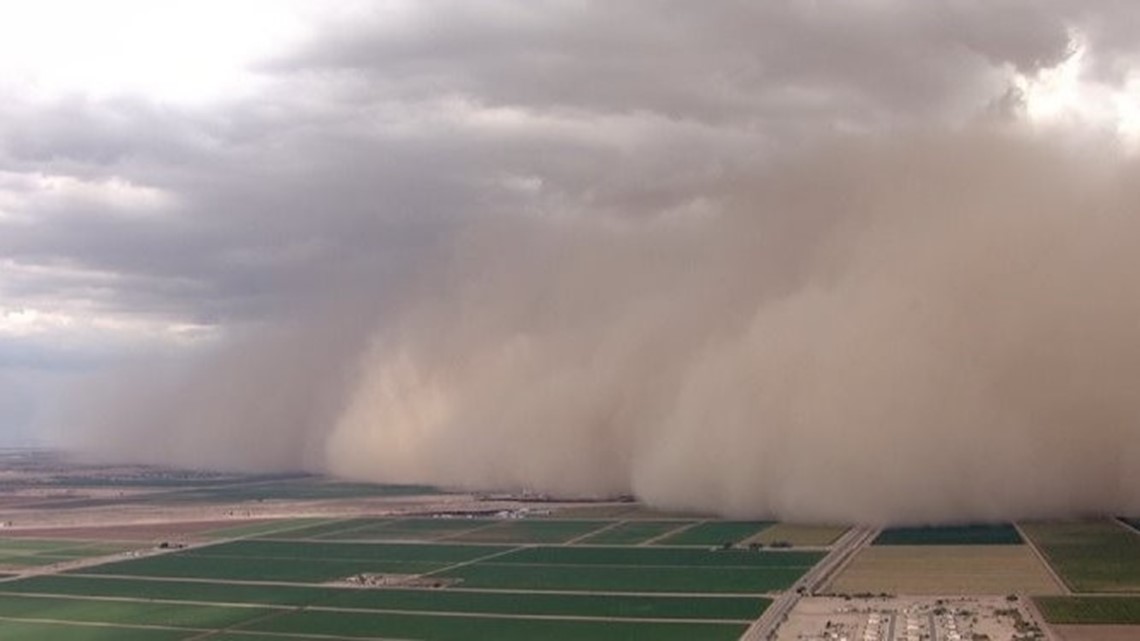 Wall of dust, rain reaches the Valley day after destructive monsoon ...