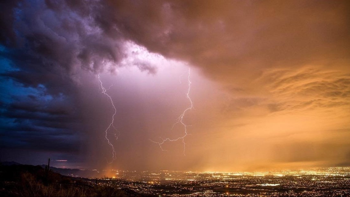 PHOTOS: Amazing lightning shots from Monsoon 2018 | 12news.com