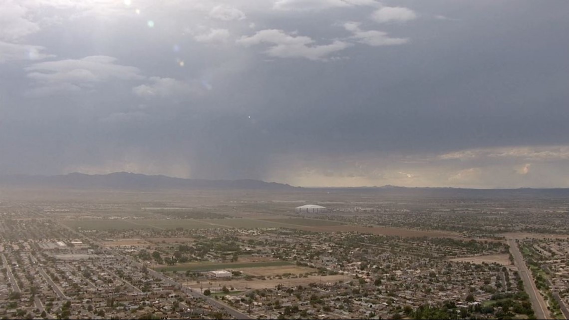 Flash flood watch in effect for storms west of Phoenix | 12news.com