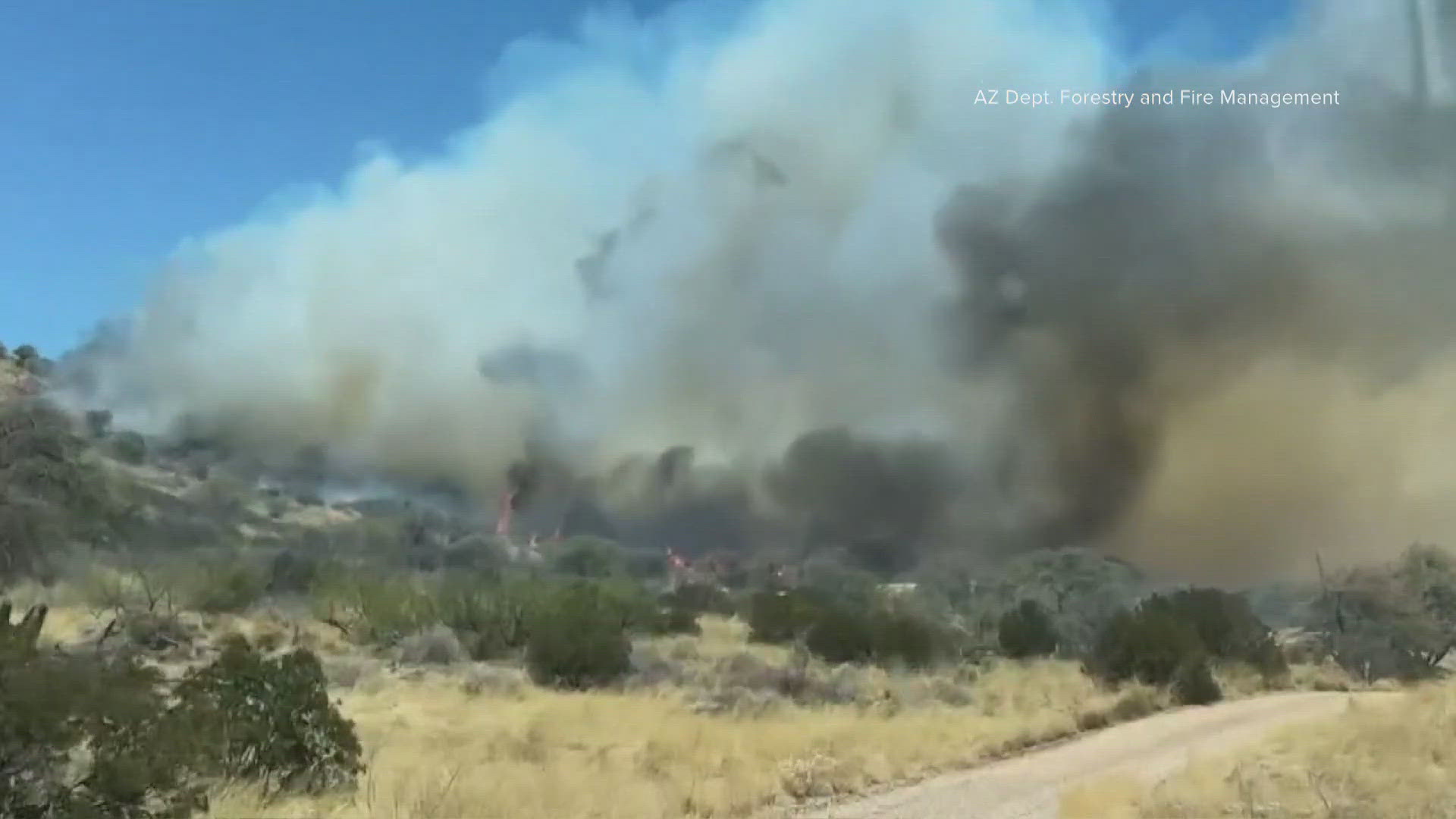 Evacuations ordered for brush fire burning in Cochise County | 12news.com