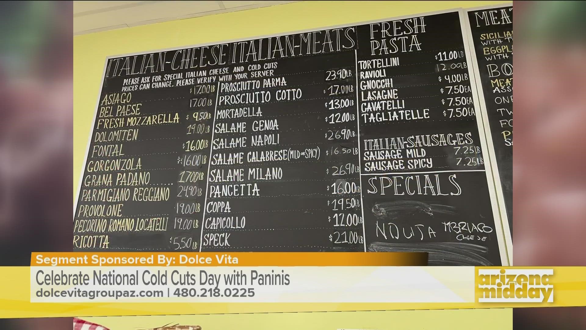 Celebrate National Cold Cuts Day with local Italian restaurant ...