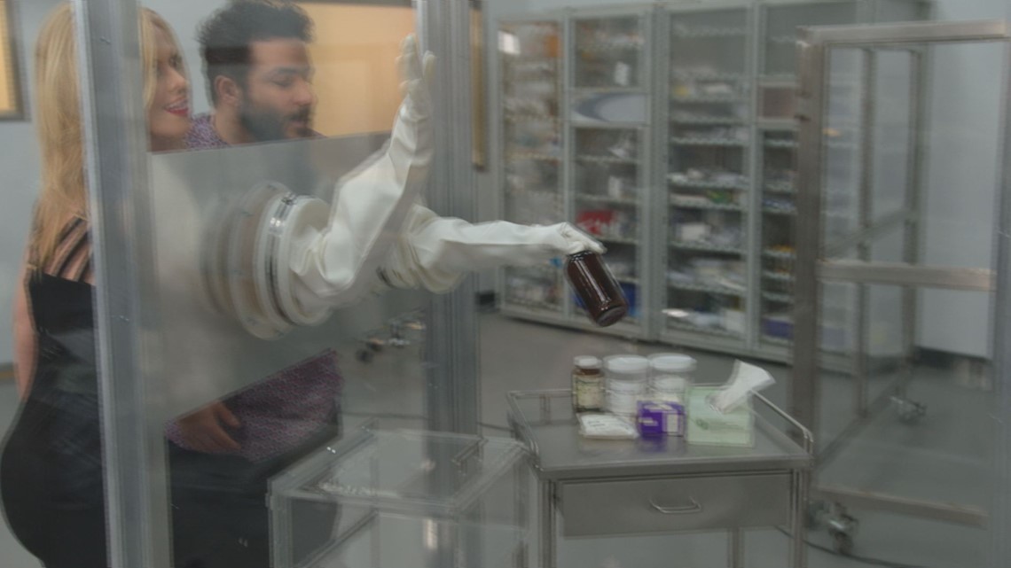 Rich Dotcom from 'Blindspot' shows secrets behind Patterson's lab ...