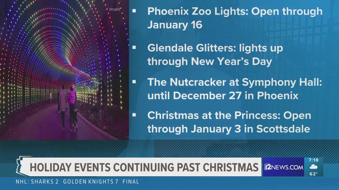 Holiday events across the Valley continuing past Christmas | 12news.com