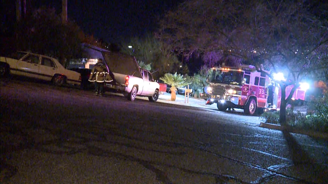 Phoenix crews knock down fire at 'small hoarder home' | 12news.com