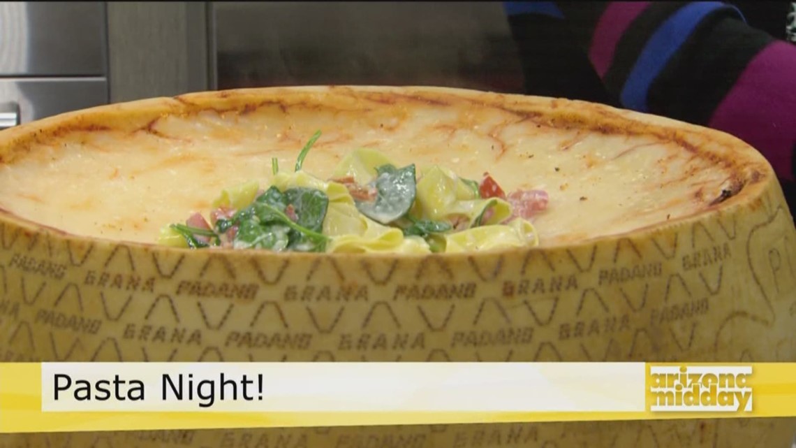 Babbo Italian Eatery's Cheese Wheel Pasta | 12news.com