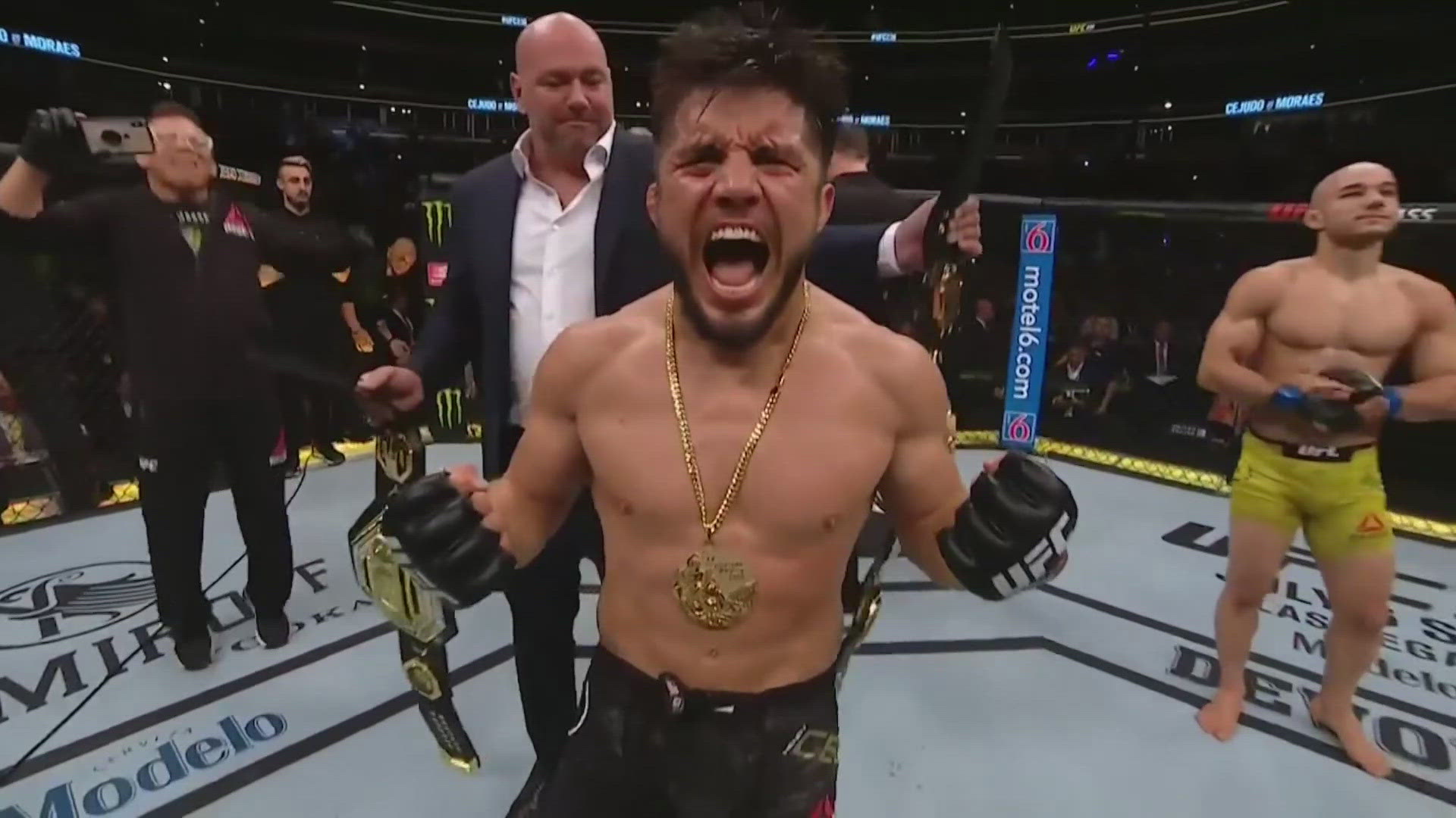 UFC fighter Henry Cejudo helps catch suspects who crashed into home ...