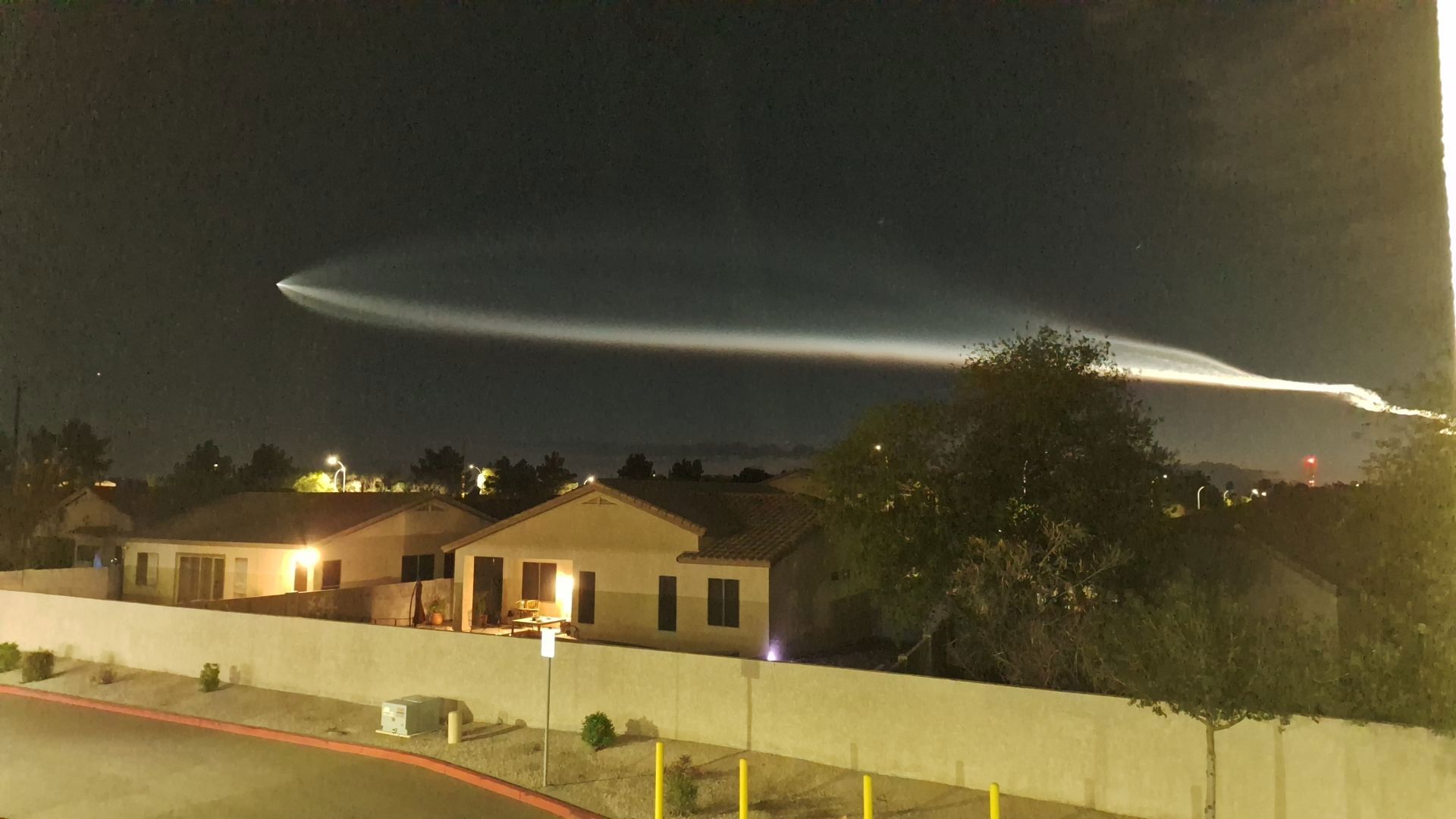 SpaceX Falcon 9 rocket launch seen in Arizona skies | 12news.com