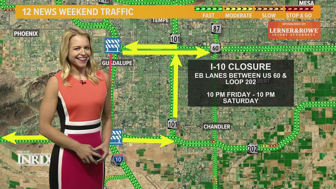 Weekend traffic: Phoenix road report for Aug. 26 | 12news.com