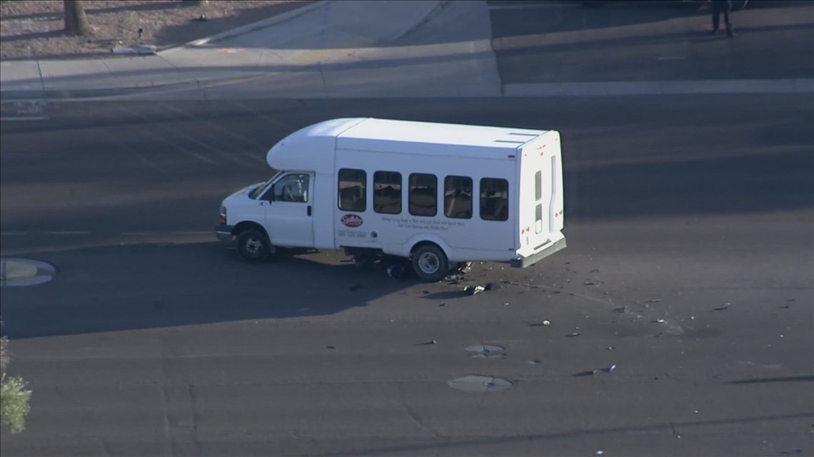 Motorcyclist seriously hurt in crash involving bus | 12news.com